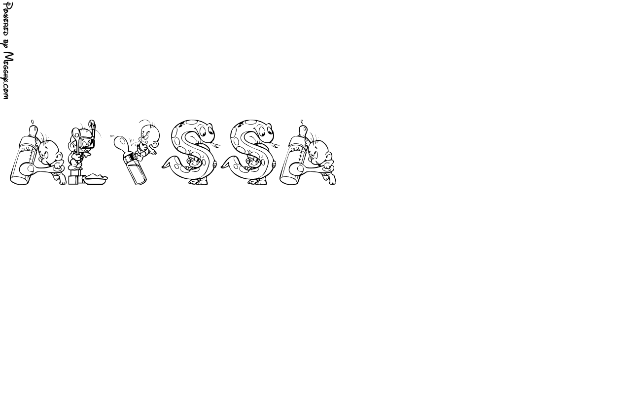 Disegno per bambini alyssa 80467 da stampare e colorare