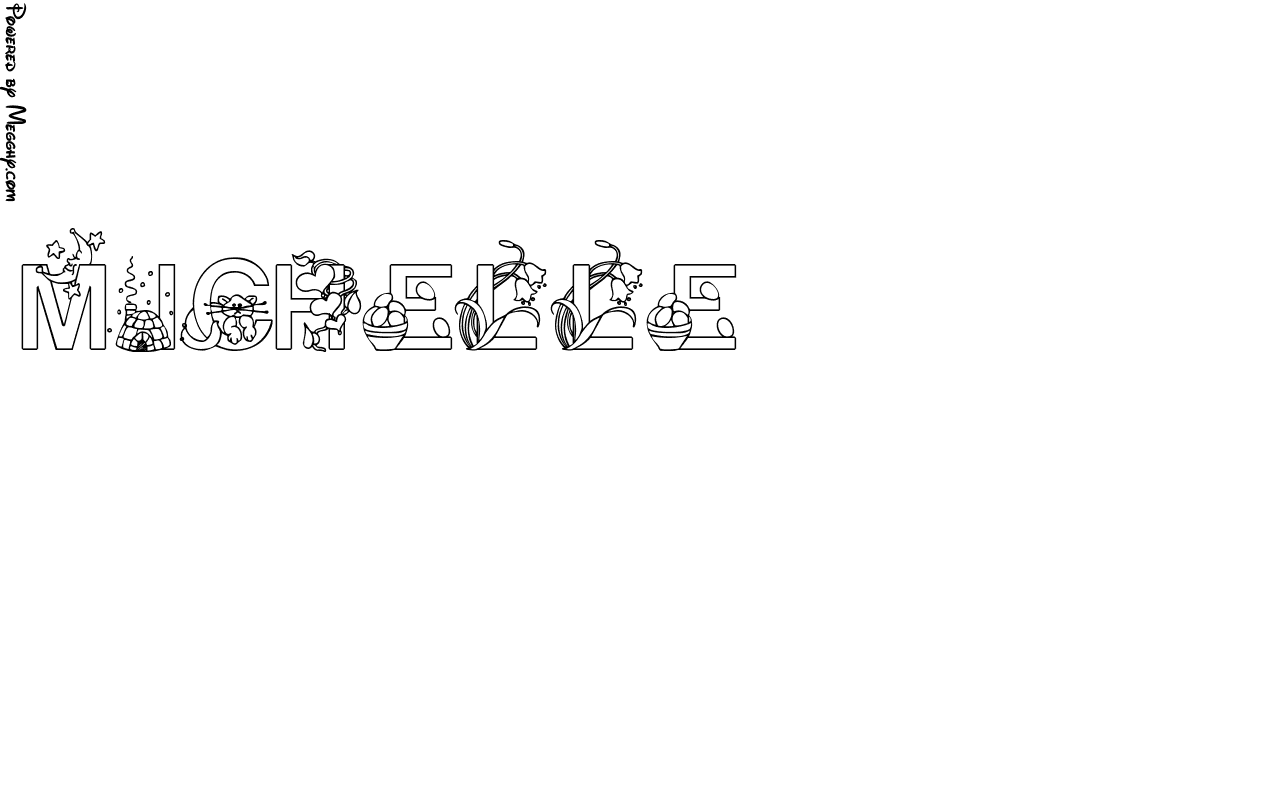 Disegno per bambini michelle 83269 da stampare e colorare