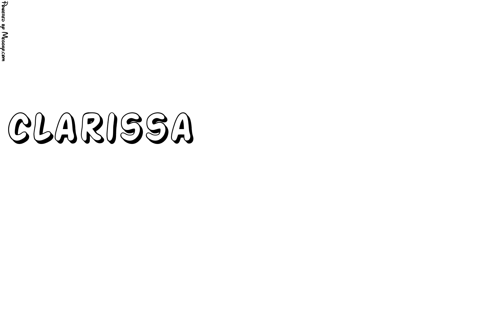 Disegno per bambini clarissa 83854 da stampare e colorare