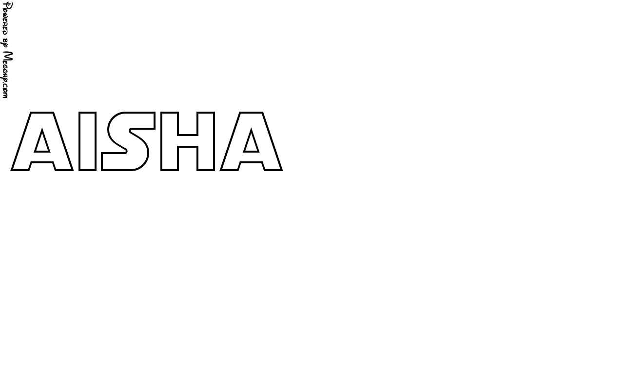 Disegno per bambini aisha 84970 da stampare e colorare