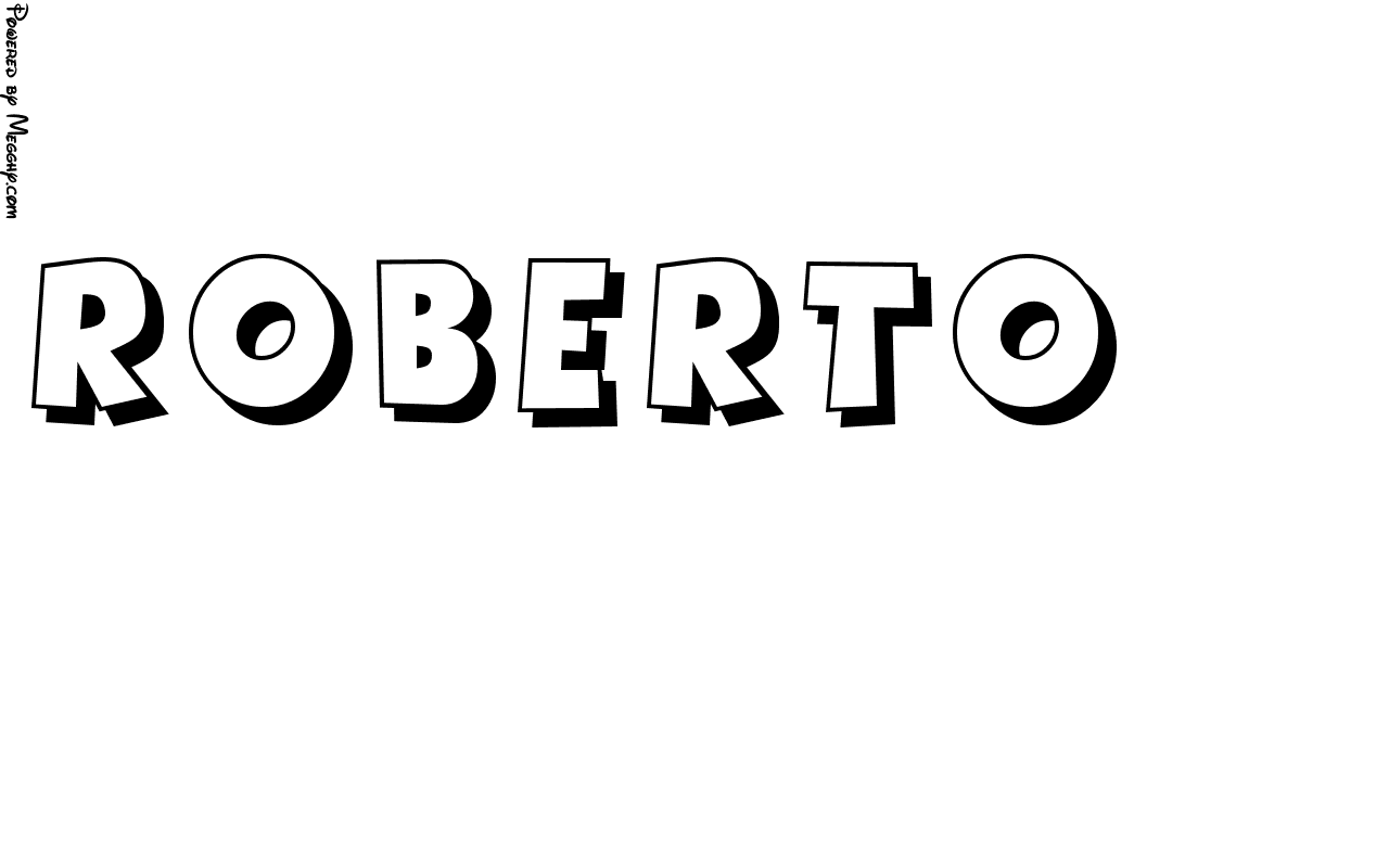 Disegno per bambini roberto 85851 da stampare e colorare