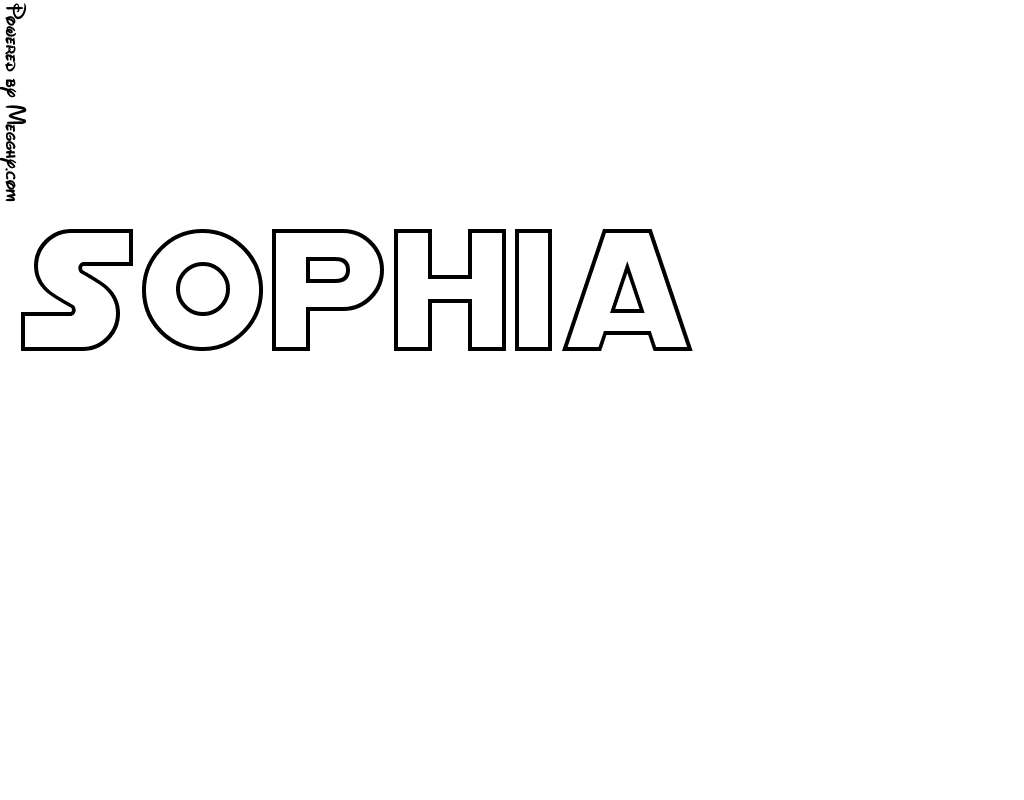 Disegno per bambini sophia 85906 da stampare e colorare