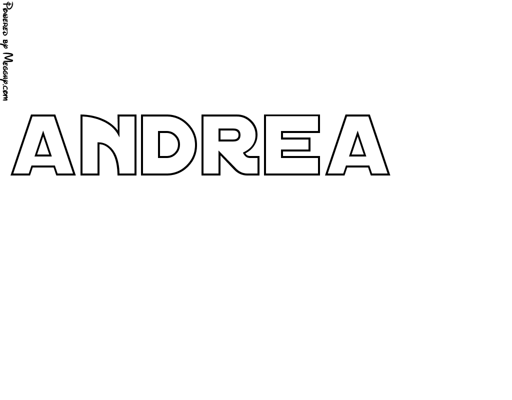 Disegno per bambini andrea 85931 da stampare e colorare