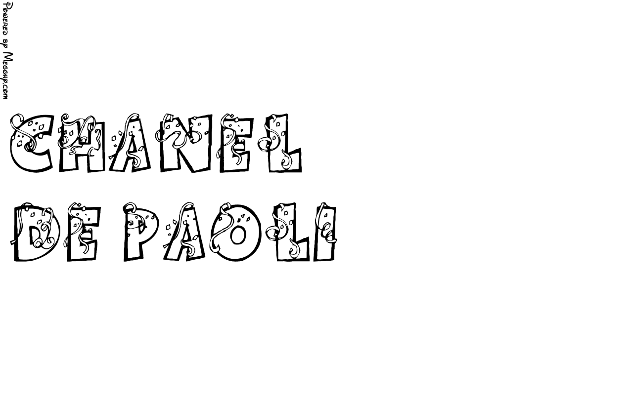 Disegno per bambini chanel 87402 da stampare e colorare