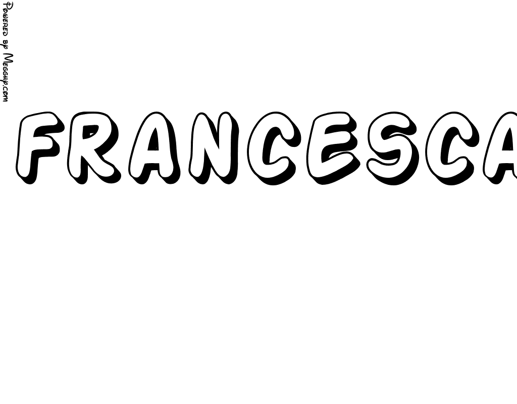 Disegno per bambini francesca 87425 da stampare e colorare