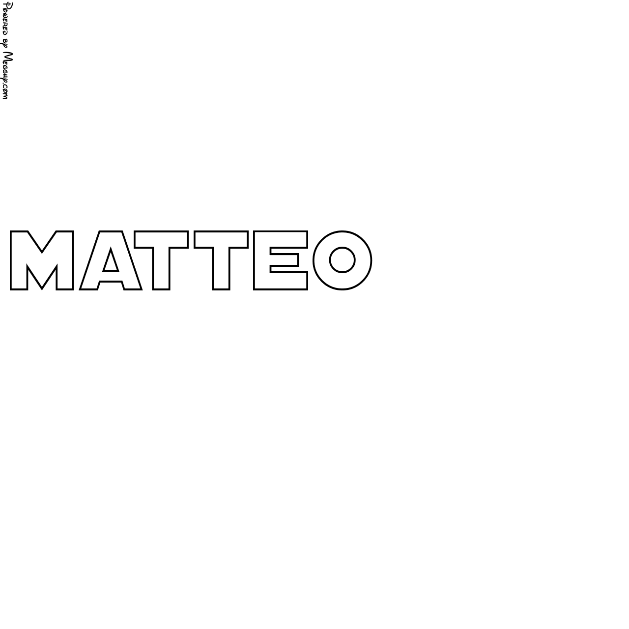 Disegno per bambini matteo 88337 da stampare e colorare