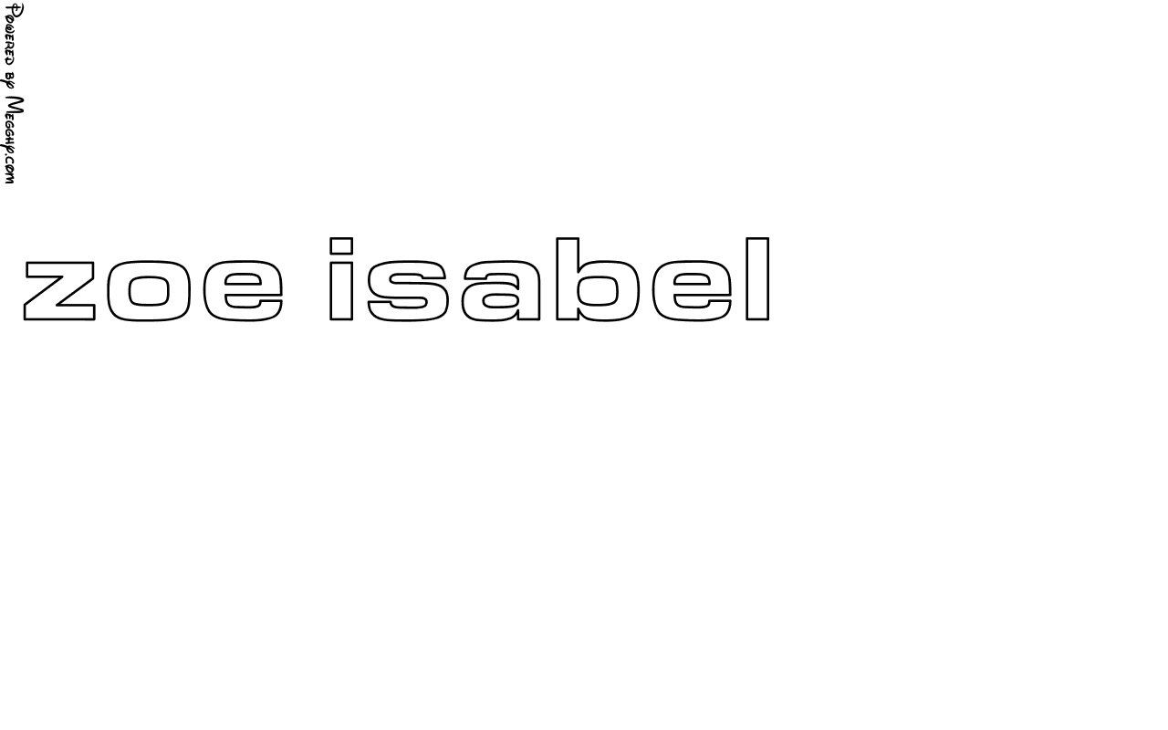 Disegno per bambini zoe isabel 88363 da stampare e colorare