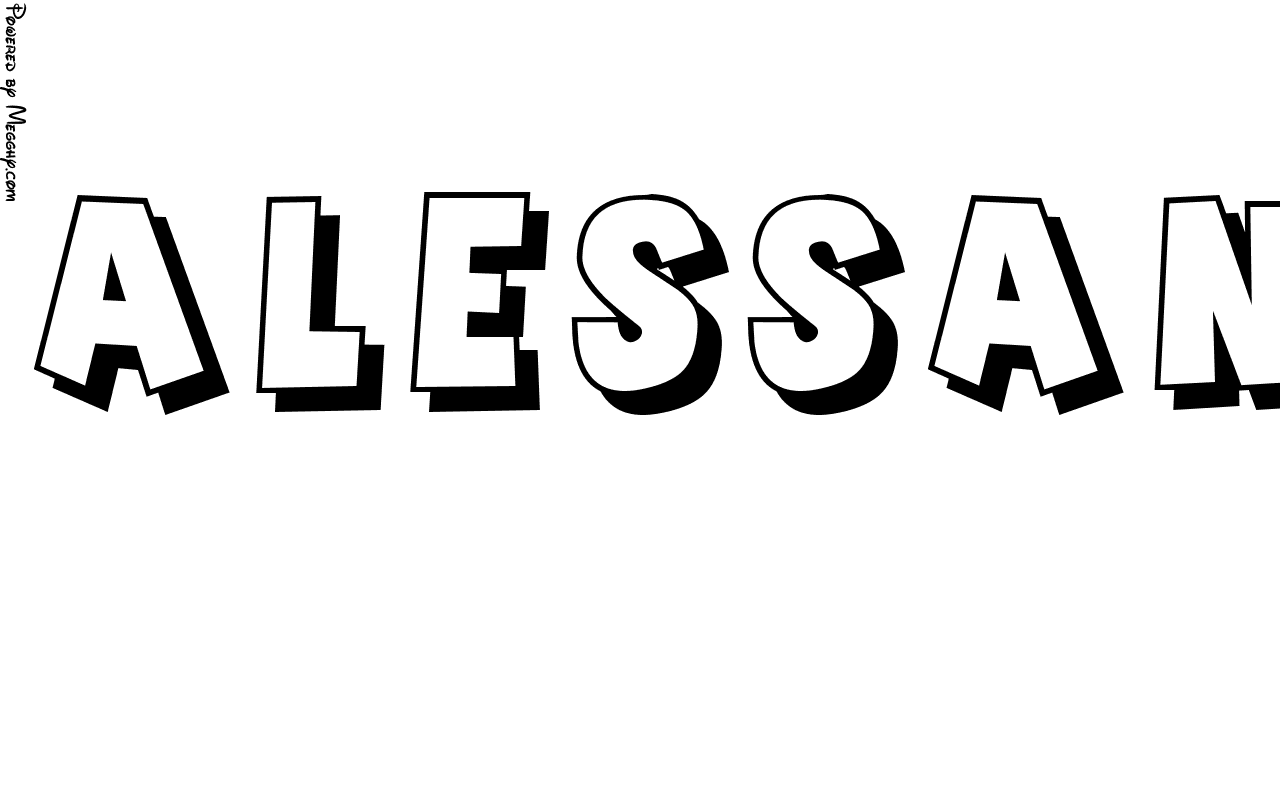 Disegno per bambini alessandro 90161 da stampare e colorare