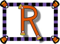 Lettera R - alfabeto Punte Matite