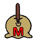 Lettera M - alfabeto Strano Beige