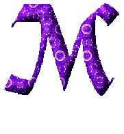 Lettera M - alfabeto Viola Grande