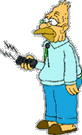 Gif Animate Simpsons abraham