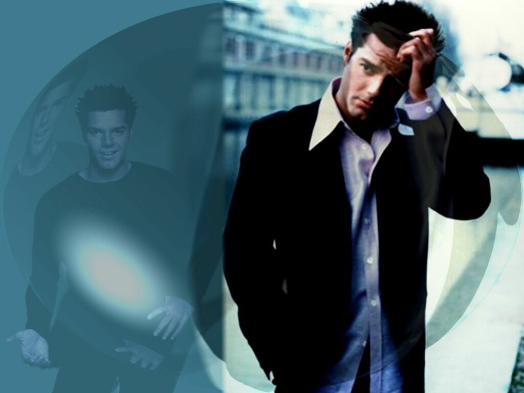 WALLPAPERS, SCREEN SAVER- SFONDI GRATIS RICKY MARTIN by megghy.com