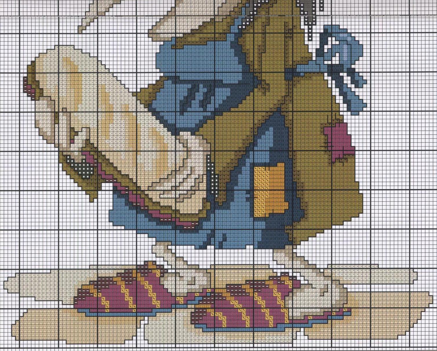 Schema punto croce Strega 7